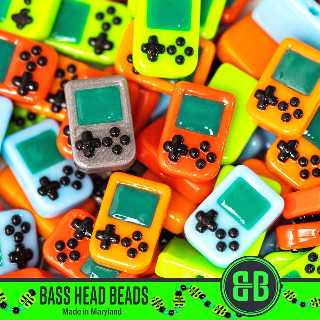 Handheld Video Game Kandi Beads Choose From Grey, Red, Green, Orange ...