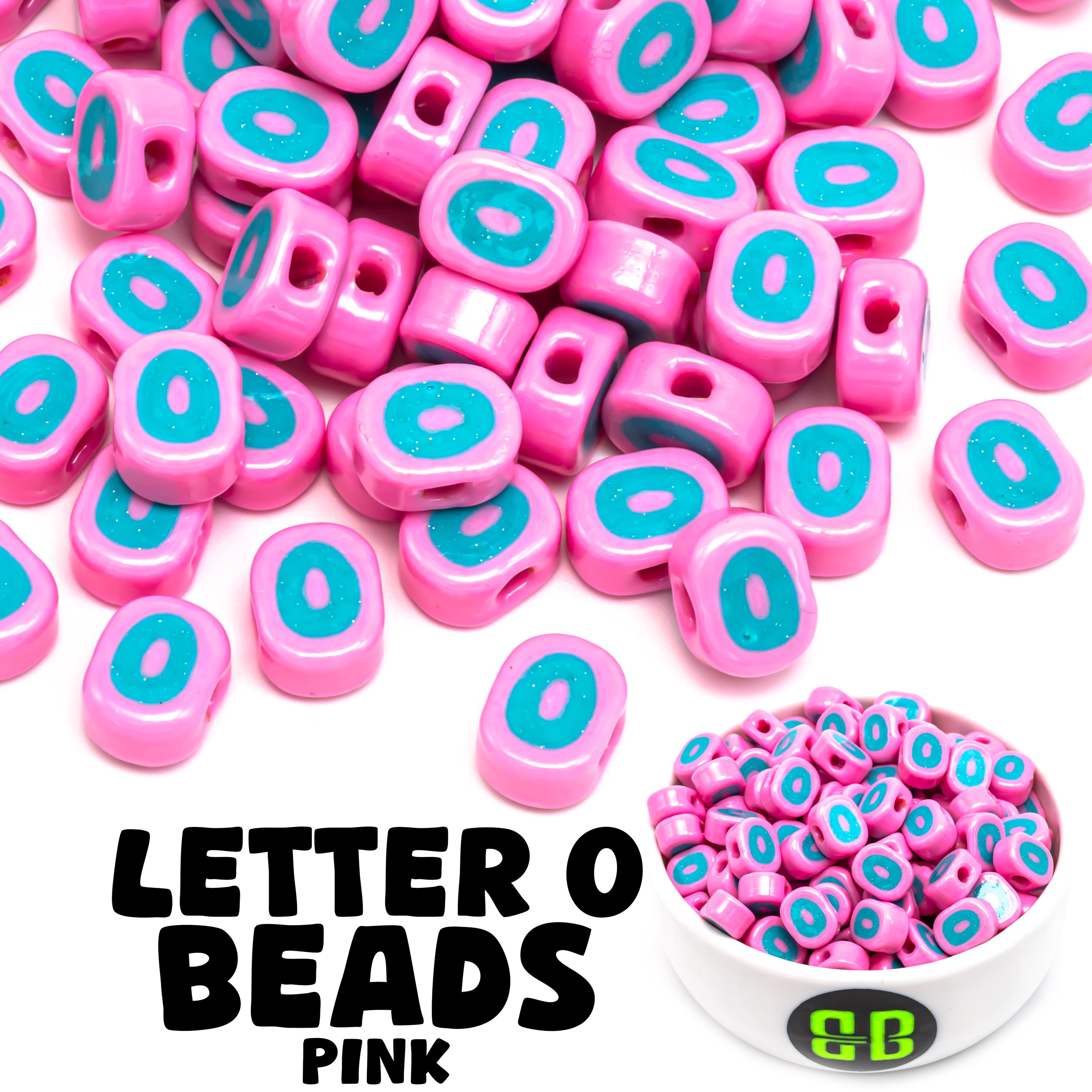 Letter O Beads | Colorful Alphabet Beads | Individual Vowel Alphabeads ...