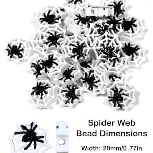 Spider Kandi Beads for Spooky Halloween Kandi | Packs of 2, 5, 10, or ...