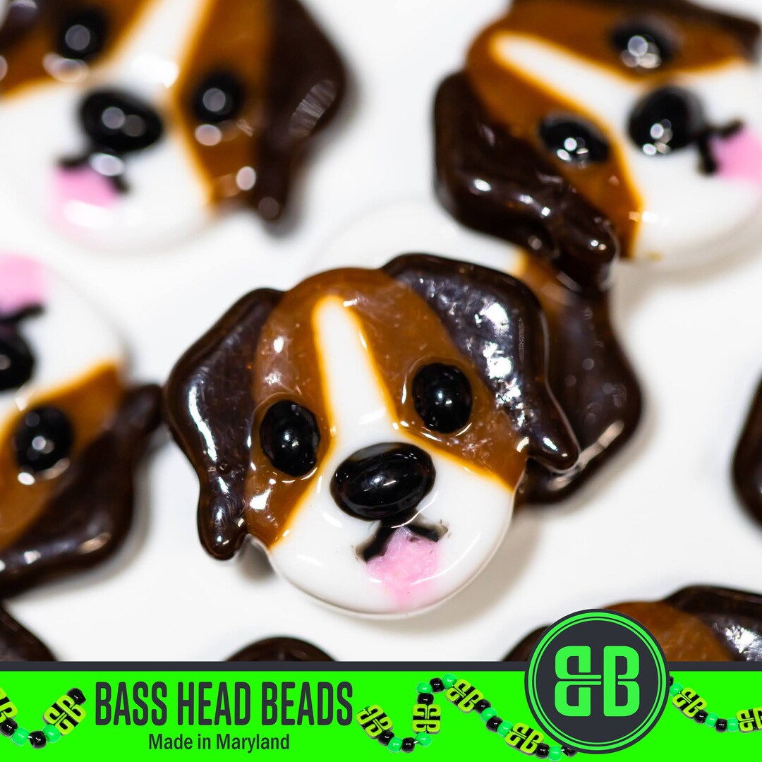 Dog Kandi Beads Packs of 5, 10, 20, 30, or 50 Beads. 3D Printed Music ...