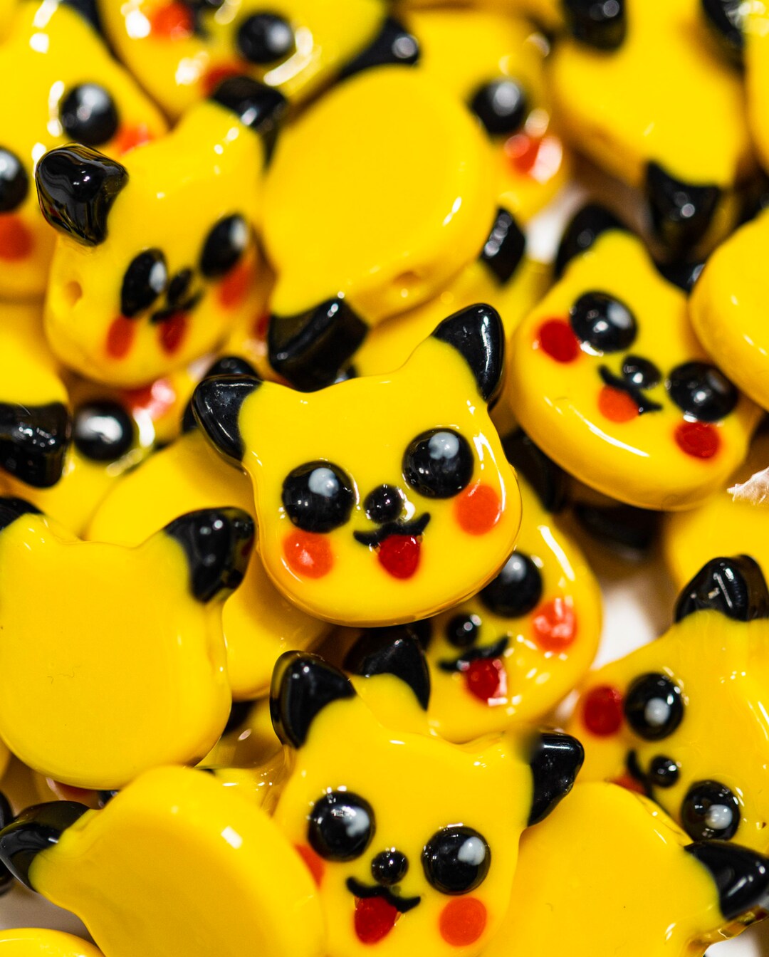 Electric Mouse Kandi Beads Packs of 5, 10, 20, 30, or 50 Beads. 3D ...