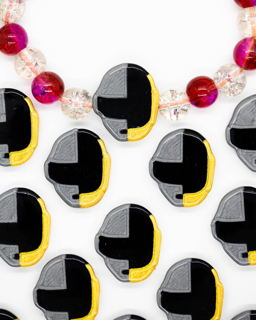 Daft Punk Kandi Beads Packs of 5, 10, 20, or 30 Beads. 3D Printed Music ...