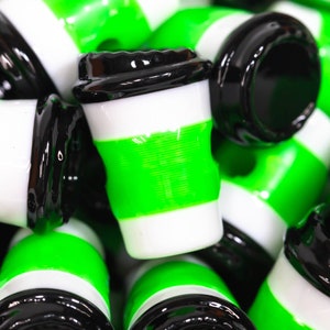 Coffee Cup Kandi Beads | Packs of 4, 12, 24, or 36 Beads. Music ...