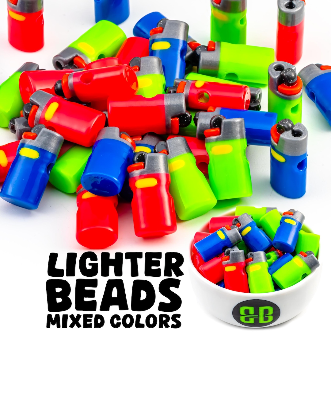 Lighter Kandi Beads | Packs of 3, 6, 12, or Shop by Weight & Save! EDM ...