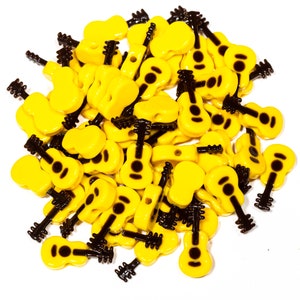 Acoustic Guitar Kandi Beads | Glossy Plastic Charms - Etsy