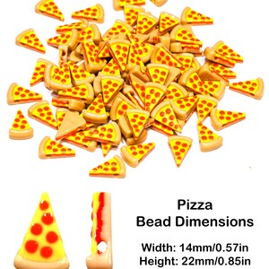 Fast Food Kandi Beads Choose From Pizza, Taco, Hamburger, Hot Dog ...