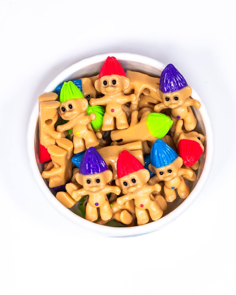 Jumbo Troll Doll Beads | Music Festival Rave Charms - Etsy
