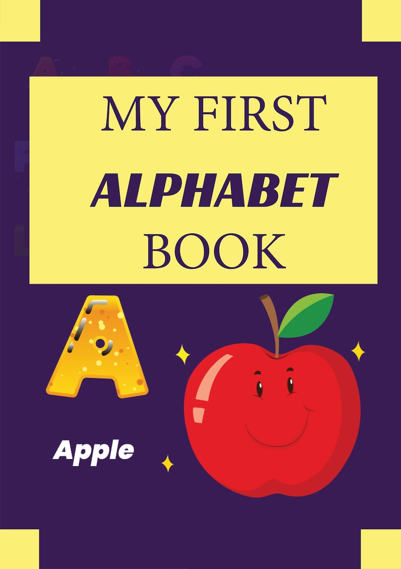 My First Alphabet Book - Etsy