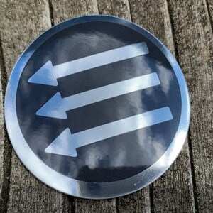 3 Anti Fascist 2 Sticker Pack Iron Front Vinyl Black & | Etsy