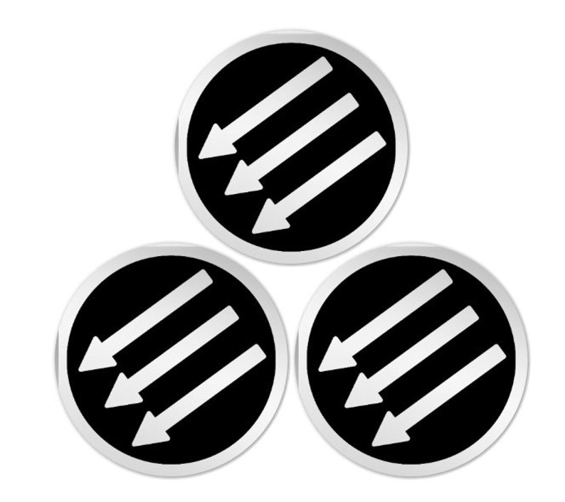 3 Anti Fascist 2 Sticker Pack Iron Front Vinyl Black & | Etsy