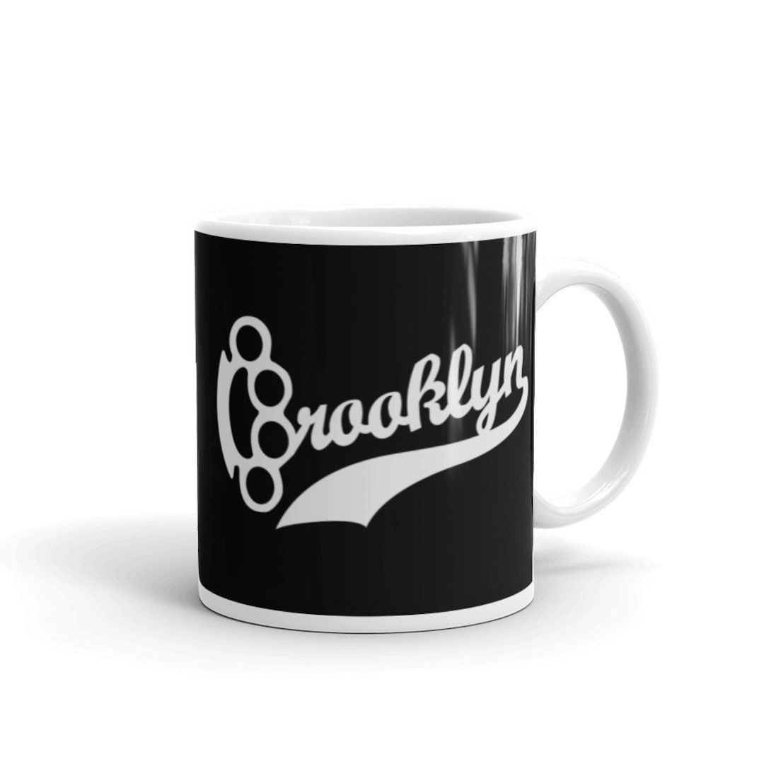 Brooklyn Brass Knuckles Coffee Mug, Tea Cup, NYC Knuckle Duster Brass ...
