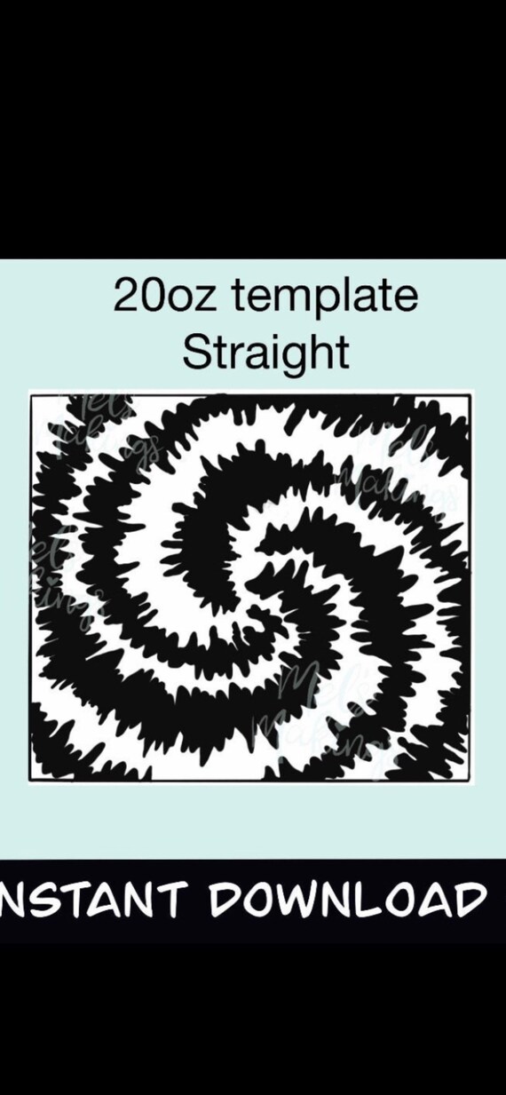 Spiral Precut Burst Tumbler Templates - Etsy