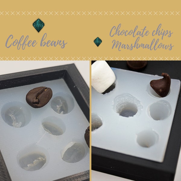 Silicone Coffee Bean Mold - Etsy