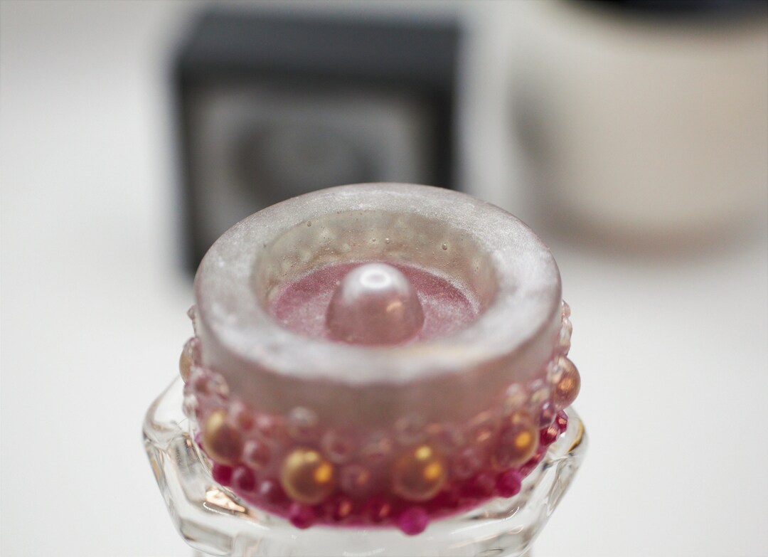 Tealight Candle Bedazzled Storage Box Gemstone Silicone Cavity Mold ...