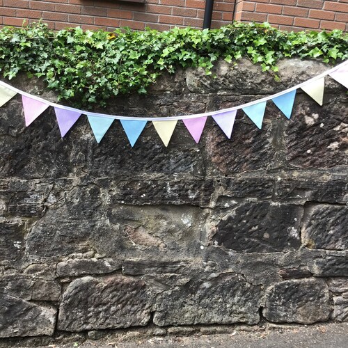 Pastel Pink Bunting Nursery Bunting Baby Bunting Cake Smash - Etsy