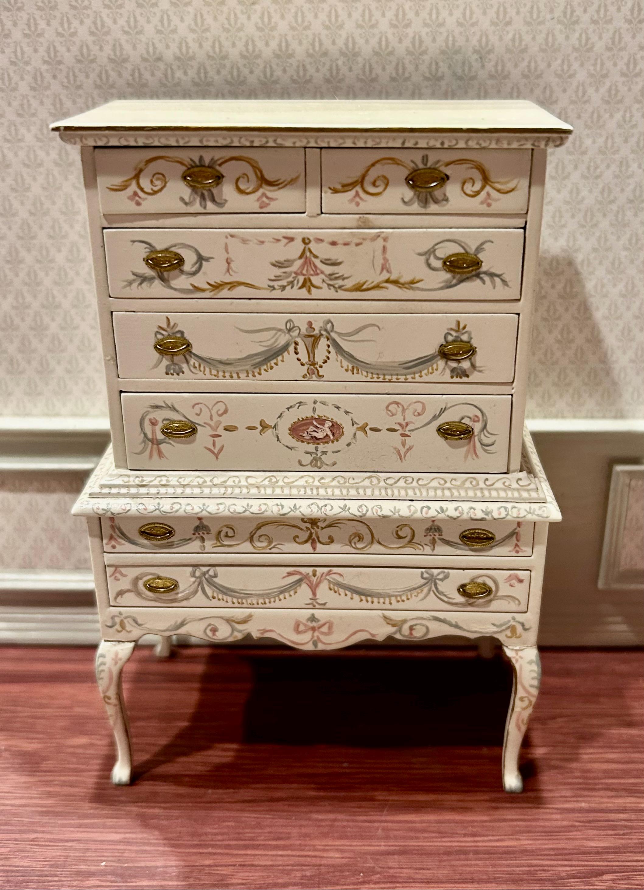 Dollhouse Miniature 1:12 Hand Made Hand Painted Cabinet RENEE ISABELLE ...