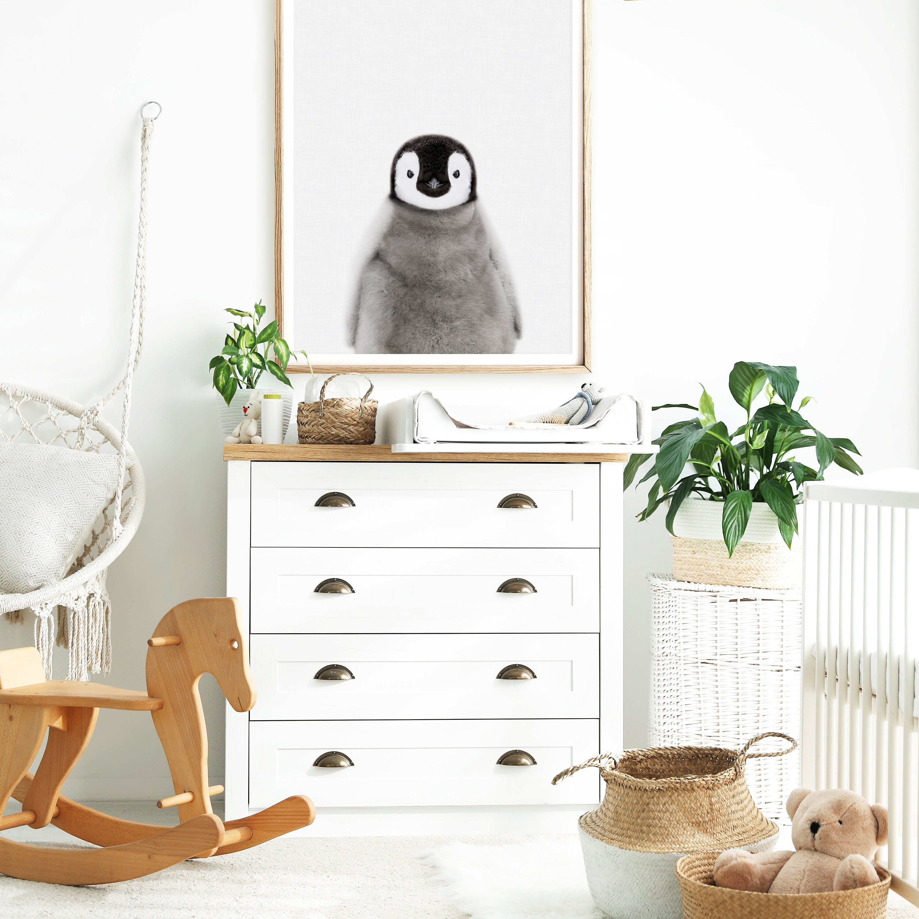 Baby Penguin Print Arctic Nursery Decor PRINTABLE Animal Wall - Etsy