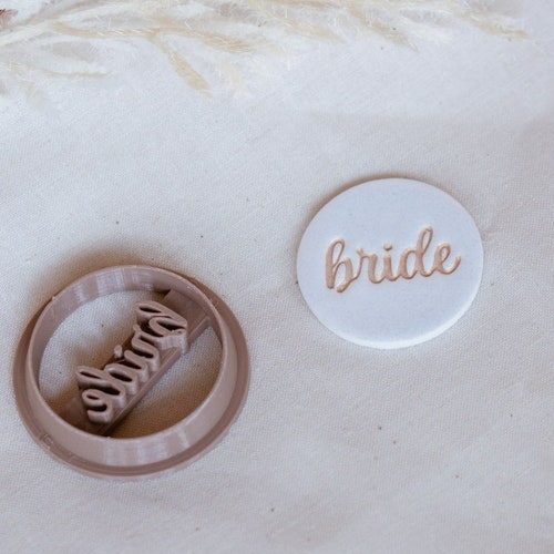 Bride Polymer Clay Cutter Bachelorette Clay Cutter Craft - Etsy