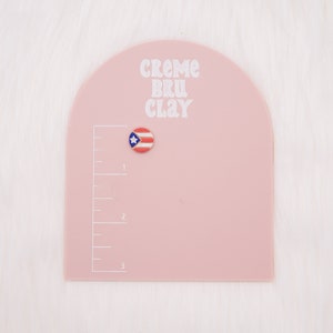 Puerto Rico Flag Circle Imprinted Clay Cutter, Puerto Rican Polymer ...