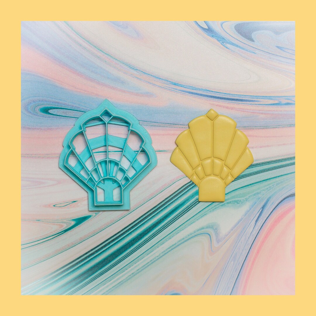 Art Deco Fan Cutters, Shell Cutter, Polymer Clay Cutter, Craft Cutters ...