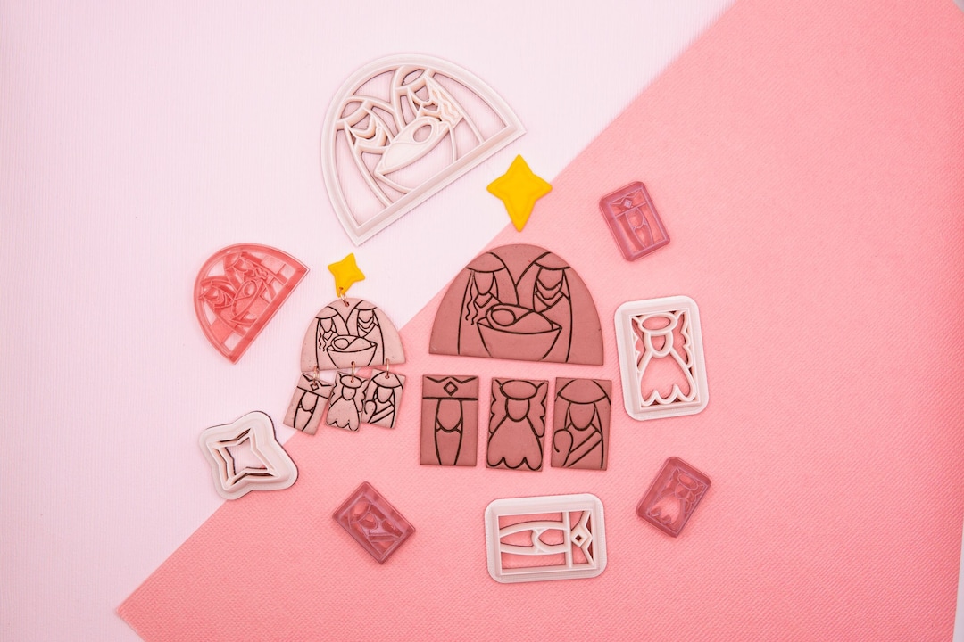 Nativity Scene Polymer Clay Cutter Set, Holiday Craft Tool - Etsy