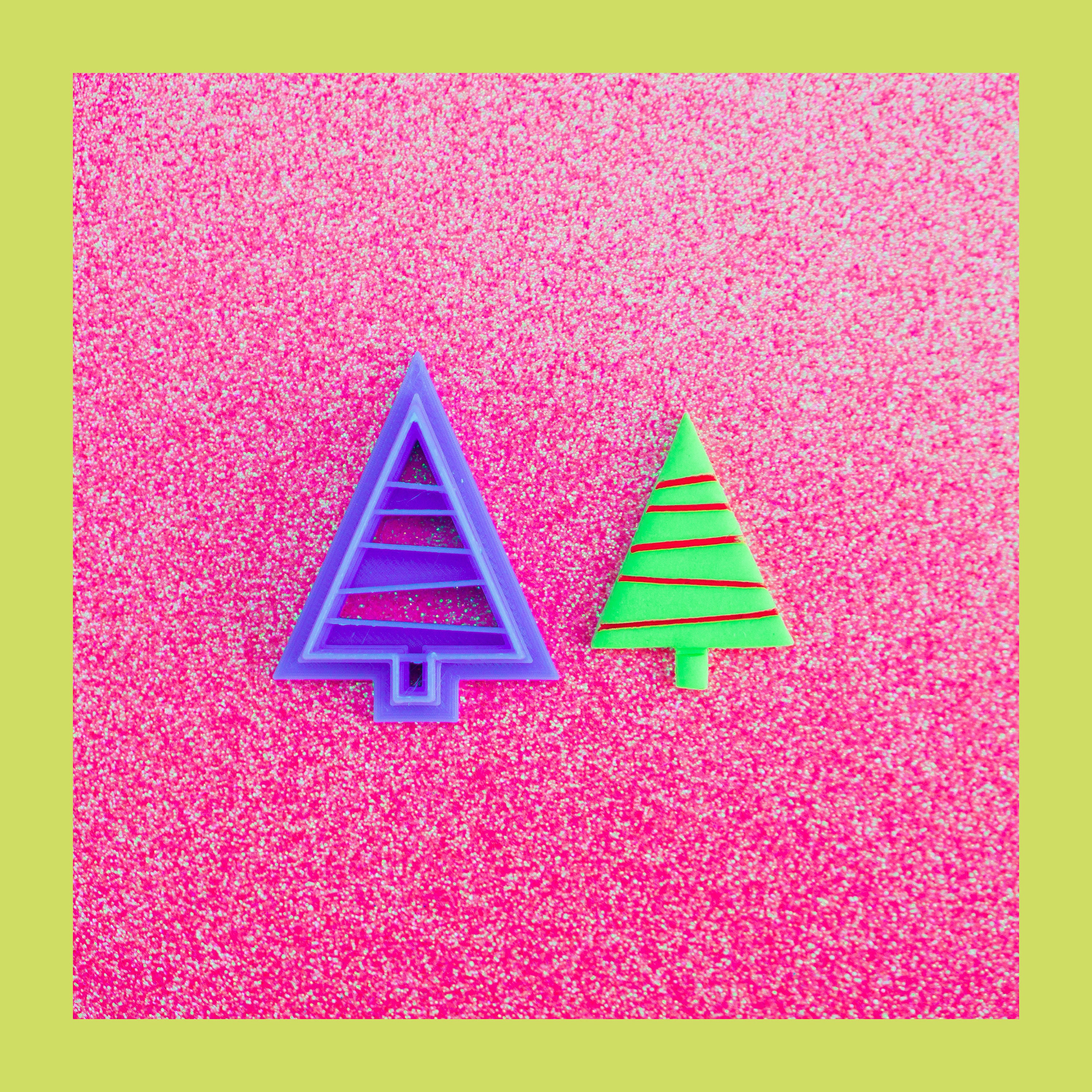 Christmas Tree Clay Cutter Set, Holiday Polymer Clay Cutters, Christmas ...