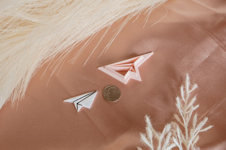 Paper Airplane Polymer Clay Cutter, Craft Tools, Tattoo Inspired PLA ...