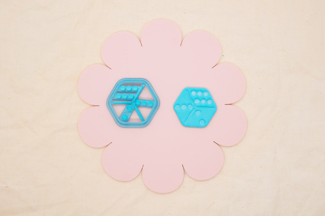 Single Rounded Dice Polymer Clay Cutter, 1950's Decade Craft Cutter ...
