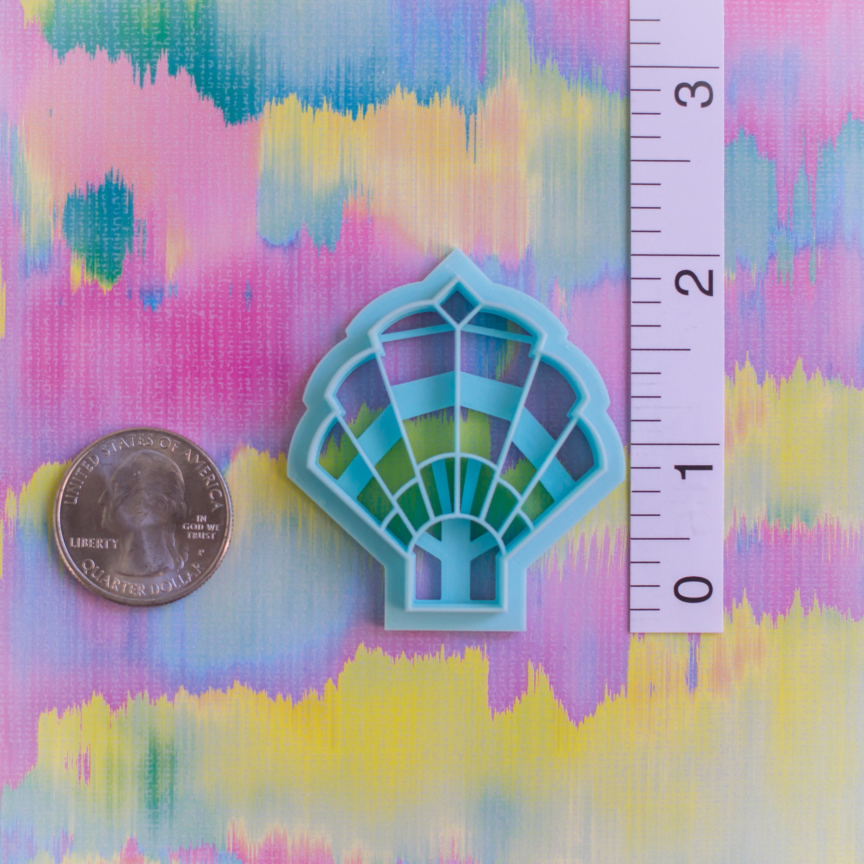 Art Deco Fan Cutters, Shell Cutter, Polymer Clay Cutter, Craft Cutters ...