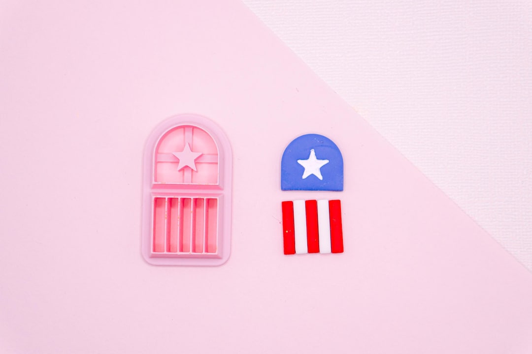 Puerto Rico Flag Arch Dangle Clay Cutter, Puerto Rican Polymer Clay ...