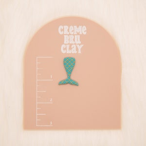 Mermaid Tail Polymer Clay Cutters and Scales Texture Mat Set, Resin ...