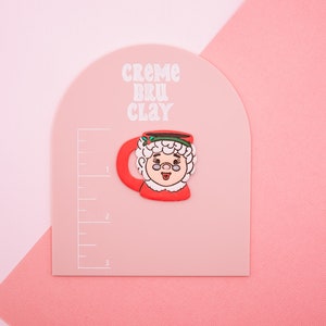 Santa Claus and Mrs. Claus Vintage Mugs Polymer Clay Cutter Set ...