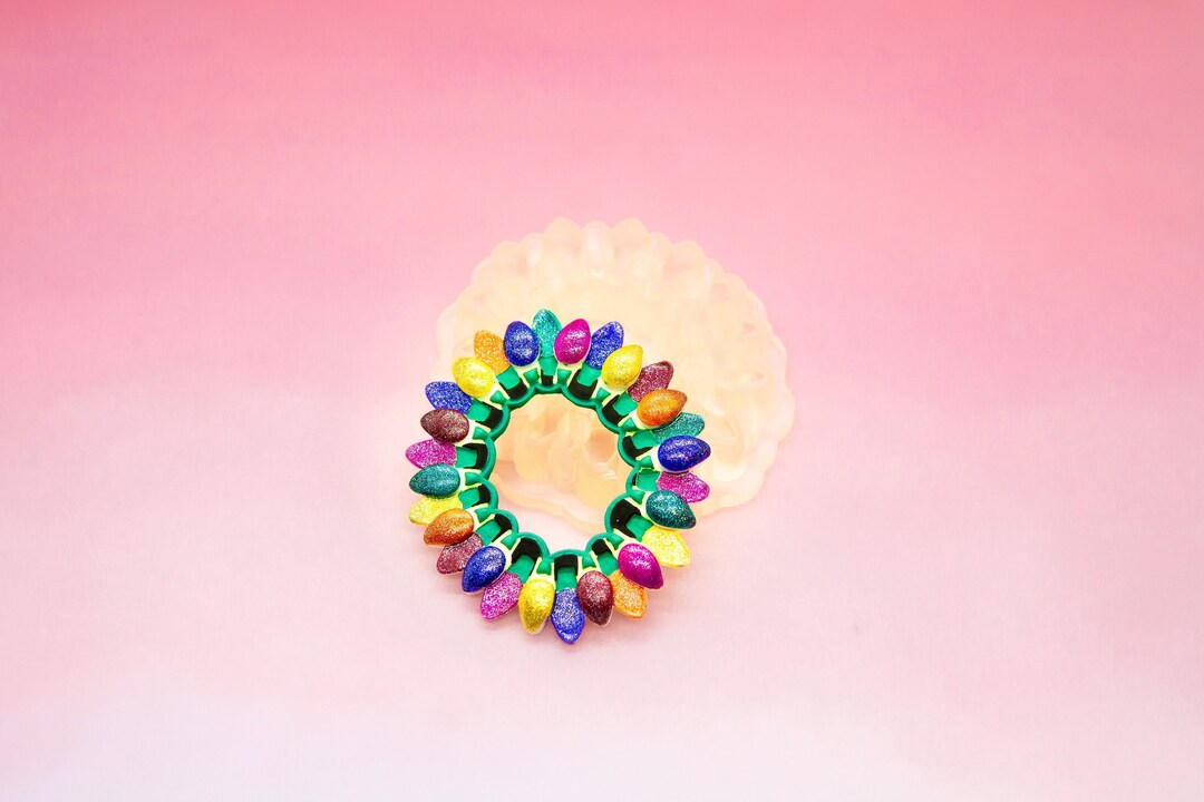 Christmas Lights Wreath Polymer Clay Cutter, Resin Printed Craft Tool ...