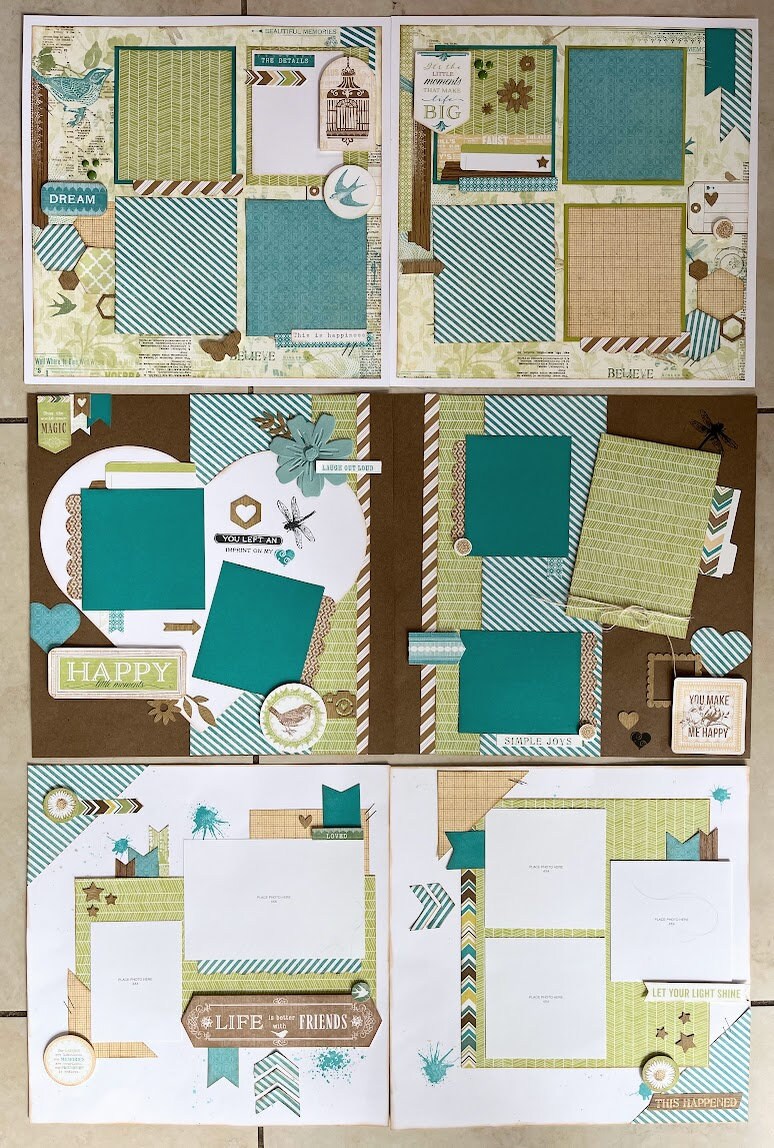 Spring General Prom 6 Page Kit Pre-cut - Etsy Canada