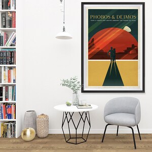 Spacex Vintage Space Travel Posters, SPACEX MARS POSTERS, Set of 3 - Etsy