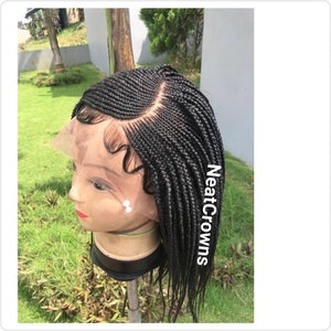 READY TO SHIP Cornrows Wig Cornrow Wigs Braided Tribal Wig Box Braids ...