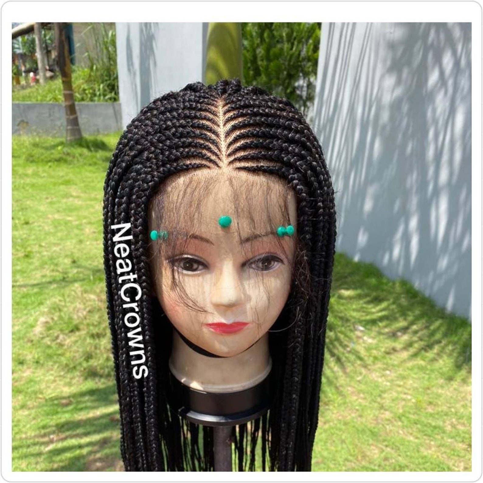 Cornrows Wig Cornrow Wigs Knotless Box Braids Wig for Black - Etsy