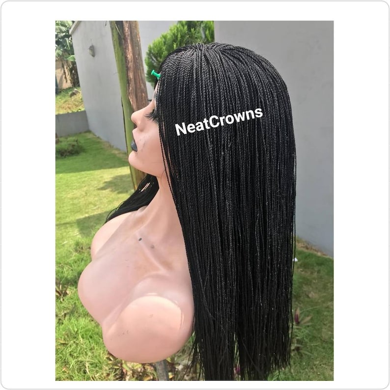Ready To Ship Micro Twists Wig Senegalese Twists Short Braided Etsy