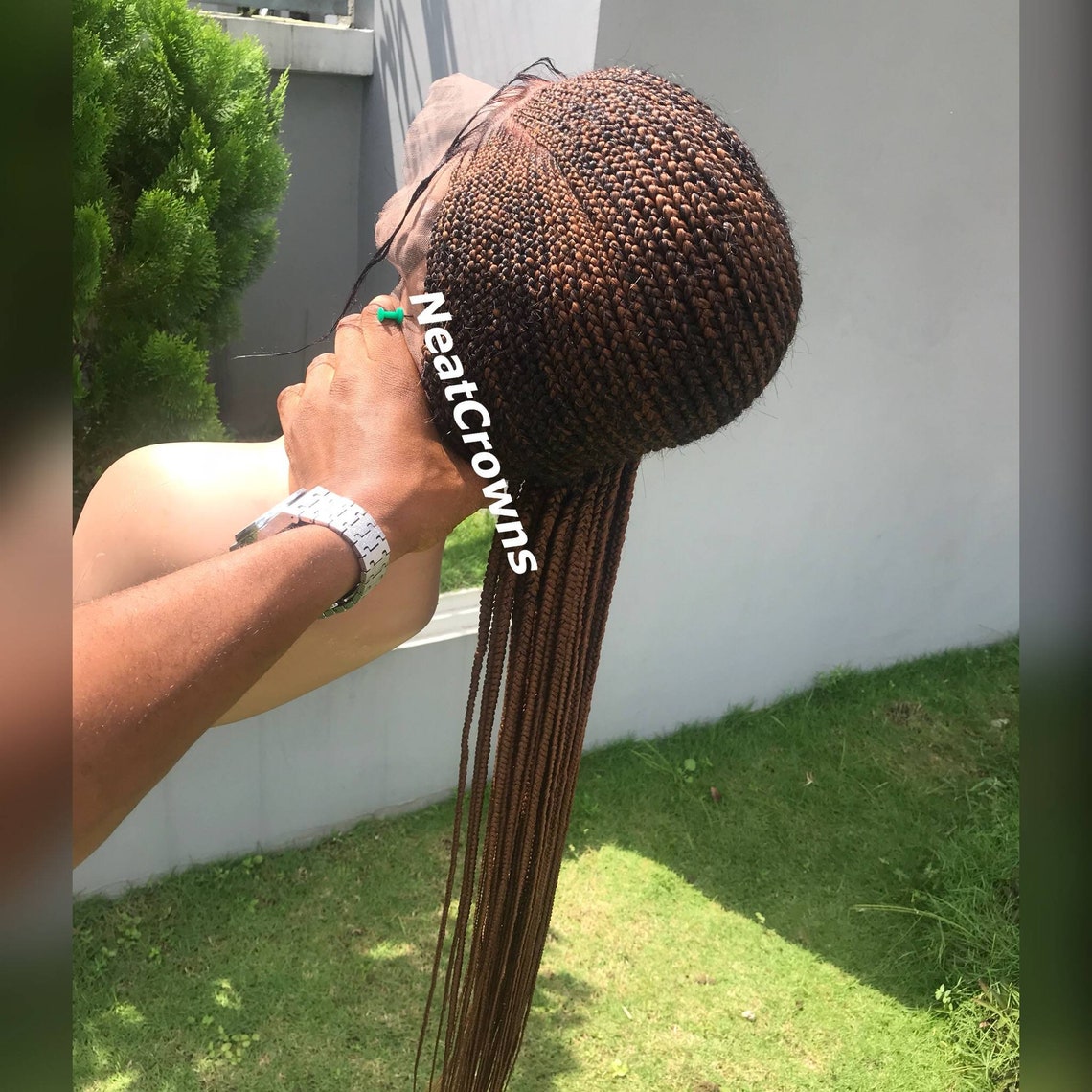 Cornrows Wig Cornrow Wigs Braided Wig Box Braids Wig Knotless - Etsy