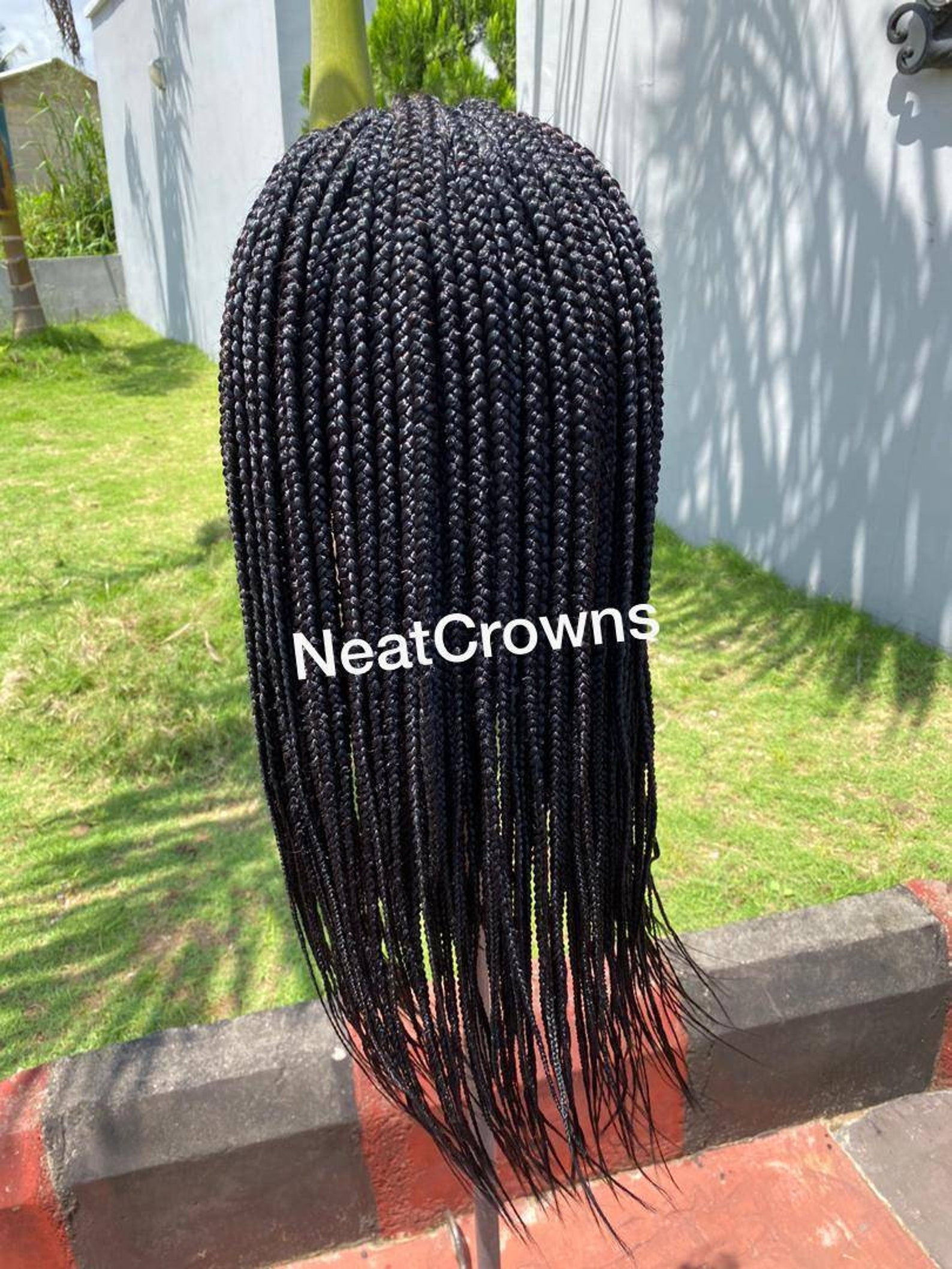 Cornrows Wig Cornrow Wigs Knotless Box Braids Wig for Black - Etsy