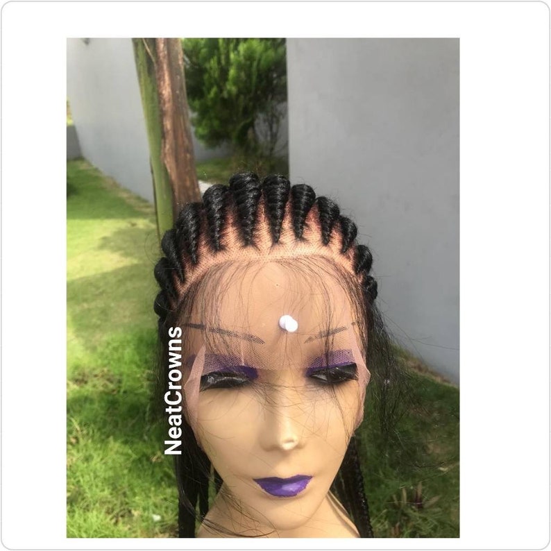 Ready to Ship All Back Cornrows Wig Cornrow Wigs Knotless Box | Etsy