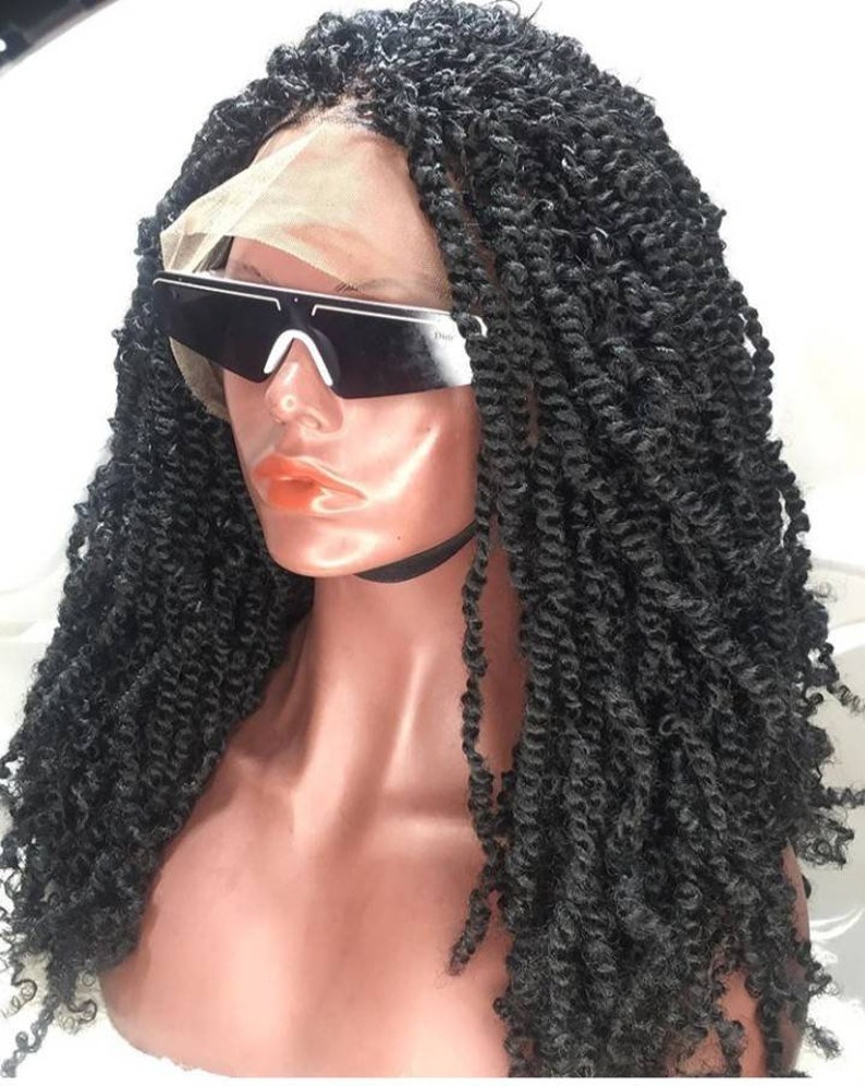 Spring twists kinky twists passion Cornrow wigs cornrows wig | Etsy