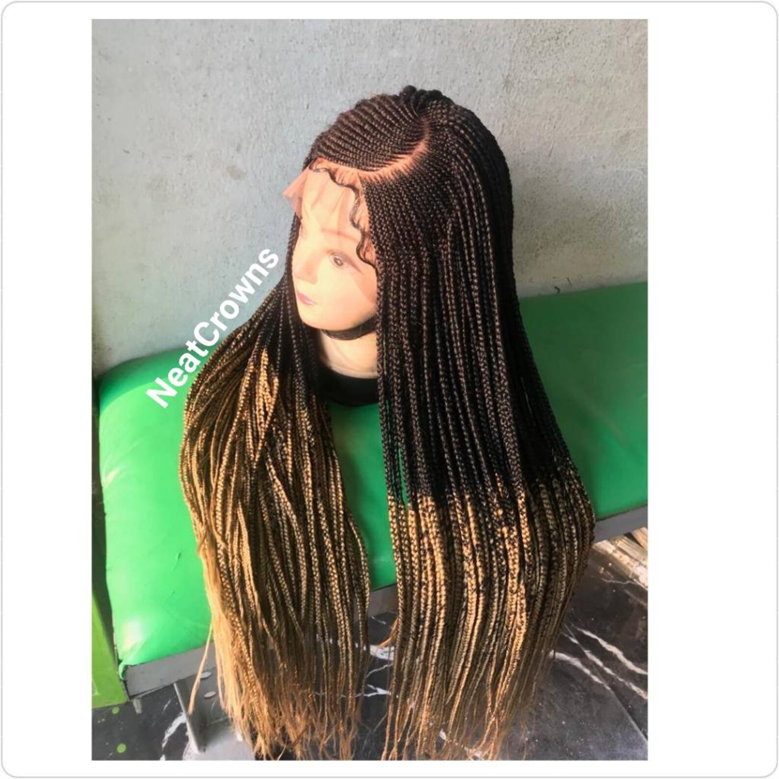 READY TO SHIP Cornrows Wig Cornrow Wigs Braided Tribal Wig Box - Etsy