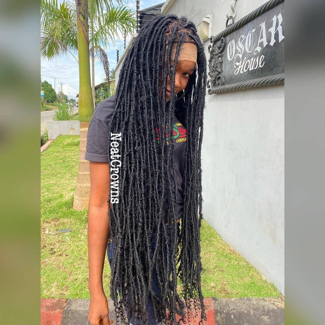Distressed Faux Locs Dreadlocks Wig Cornrow Gypsy Locs - Etsy