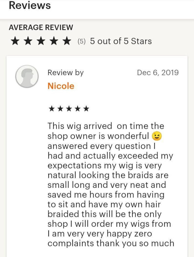 Jumbo knotless box braids wig for black women cornrows wig | Etsy