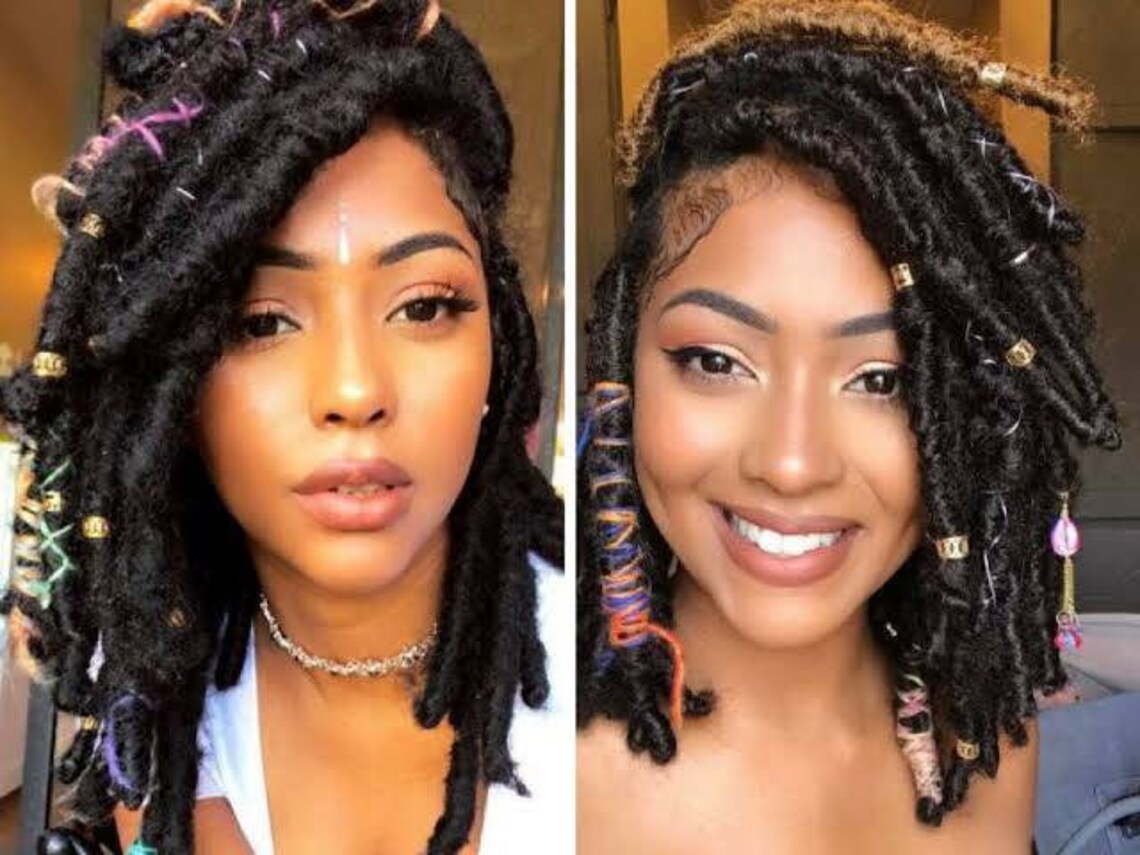 Ready to Ship Gypsy Locs Bohemian Goddess Distressed Faux Loc | Etsy