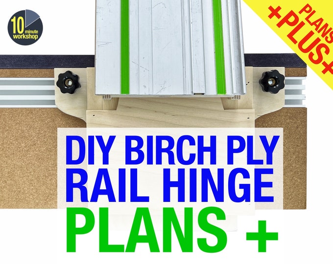 DIY Plywood Rail Hinge Plans Plus Includes Step-by-step - Etsy
