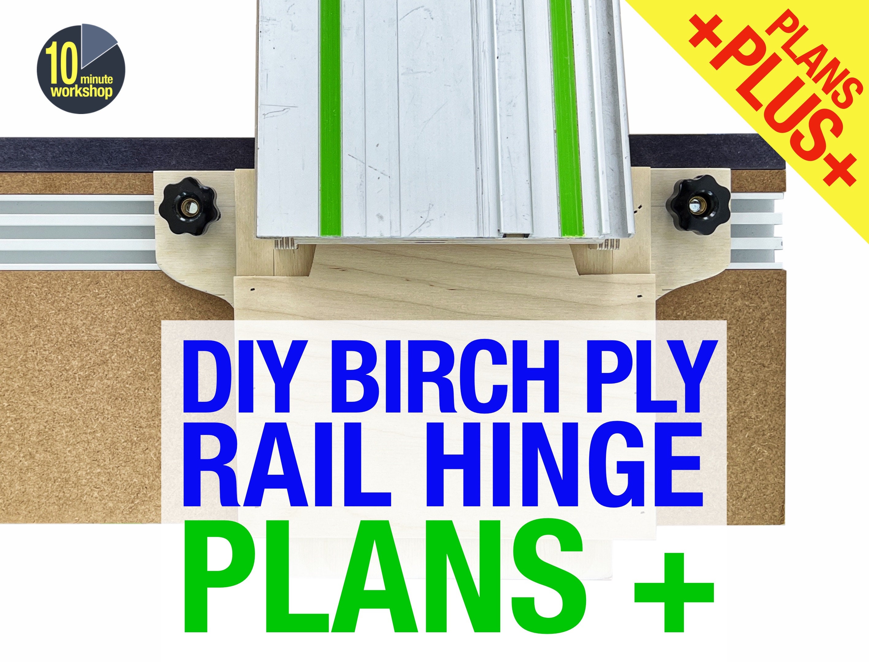 DIY Plywood Rail Hinge Plans Plus - Includes Step-by-step Build Video ...