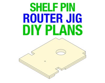 Flatpack CNC Plywood Shelf Pin Router Jig Kit - Etsy