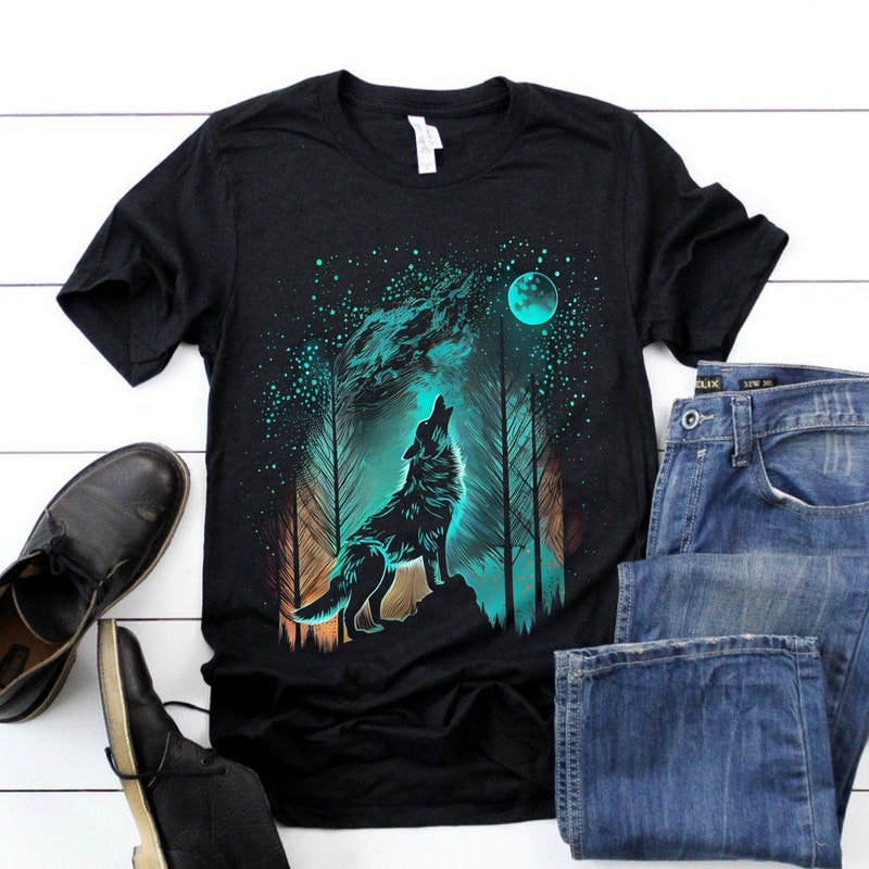 Wolf Shirts for Men - Etsy